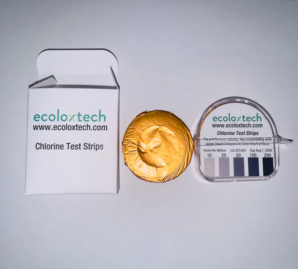 Chlorine Test Paper 10-200 PPM - Ecoloxtech